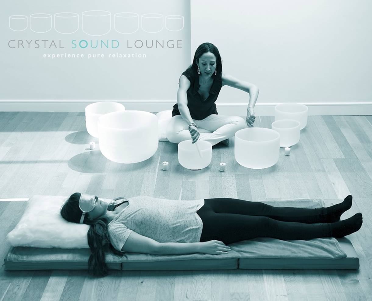 Private Sound Bath Crystal Sound Lounge Corporate Wellness Sound